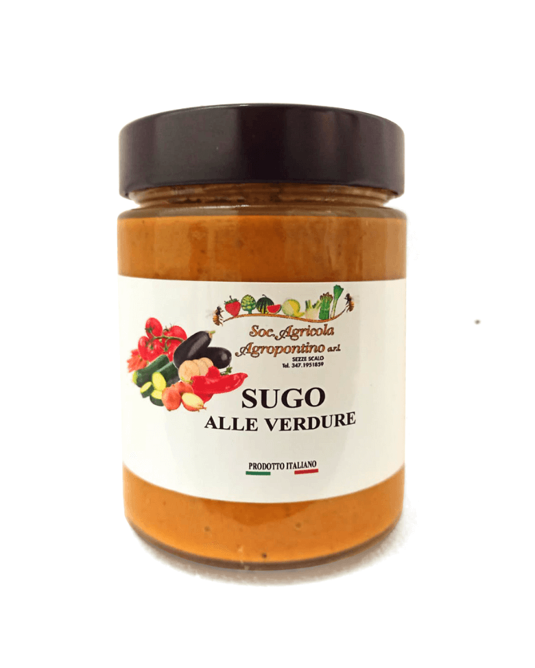 Sugo alle verdure 300gr – Società Agricola Agropontino